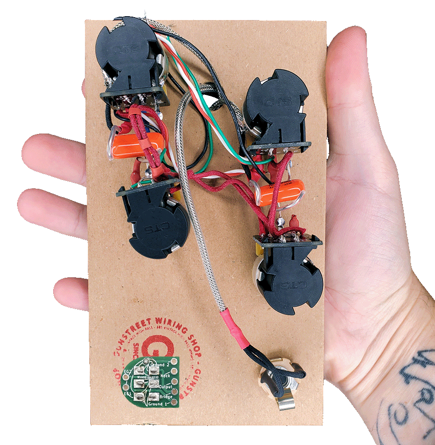 Gunstreet Les Paul Standard Wiring Harness - Hand wired - Jimmy Page
