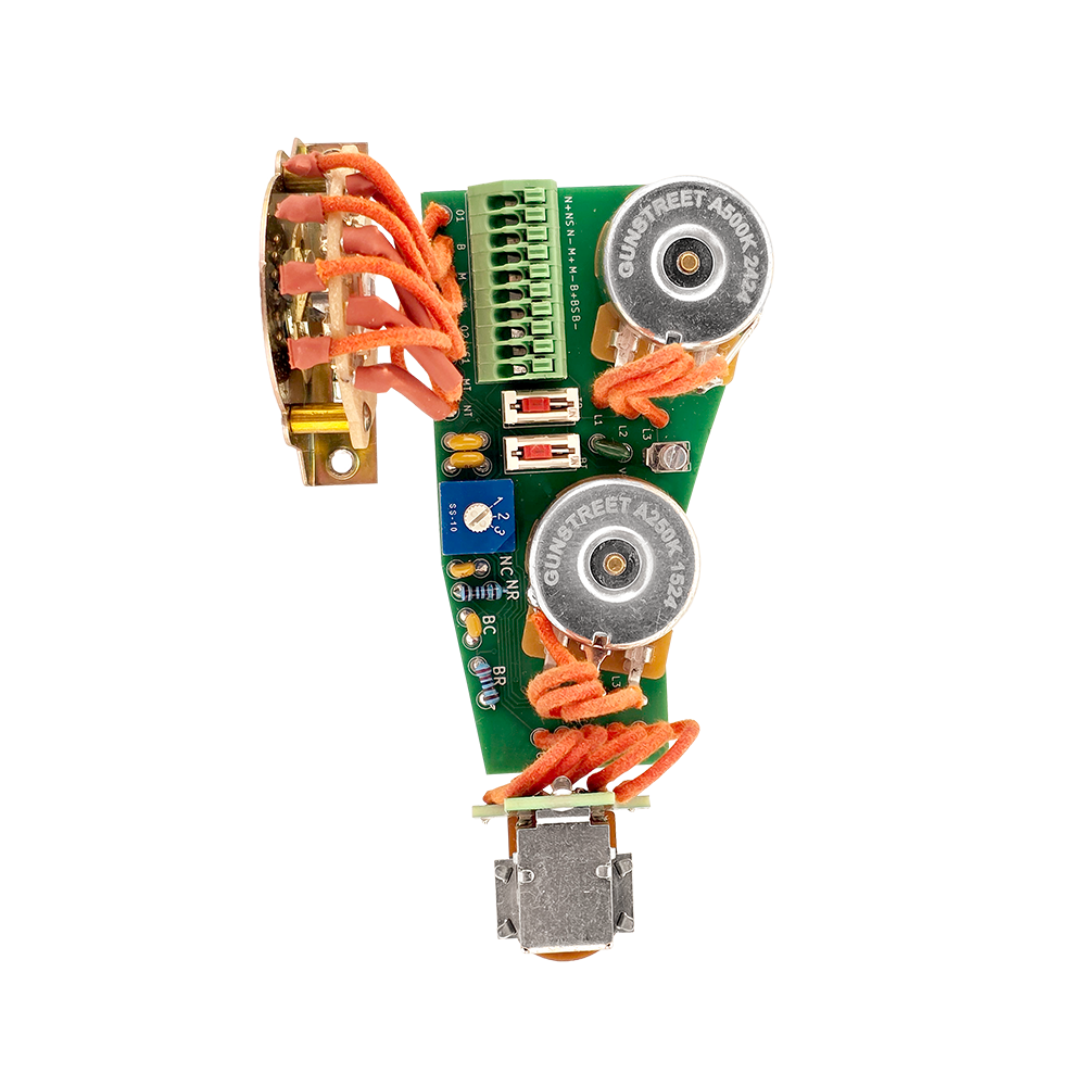 Gunstreet Classic HSS Stratocaster Custom Coil tapping Solderless Wiri